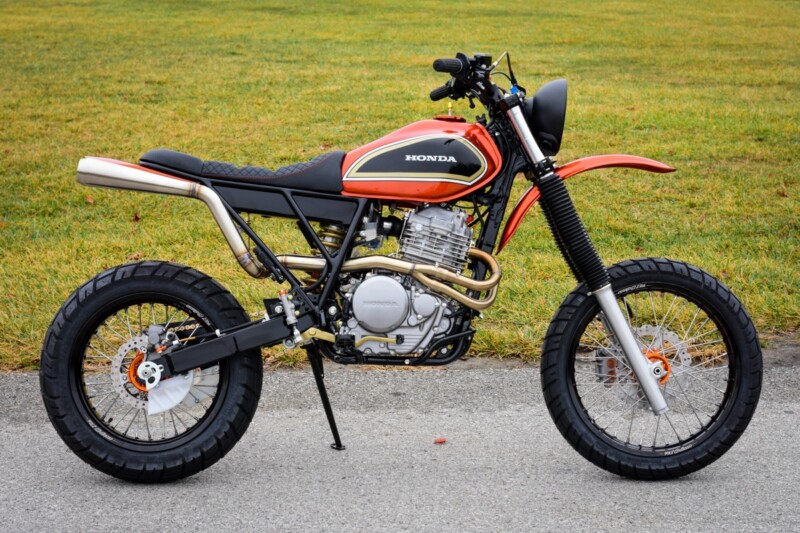 Custom Honda XR650L Scrambler By Parr Motorcycles | Wind Burned Eyes